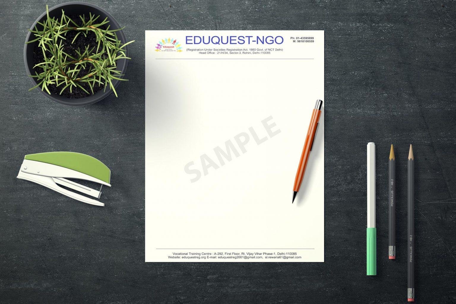 Letterhead Printing Near Me at Affordable Price | Abhiprints